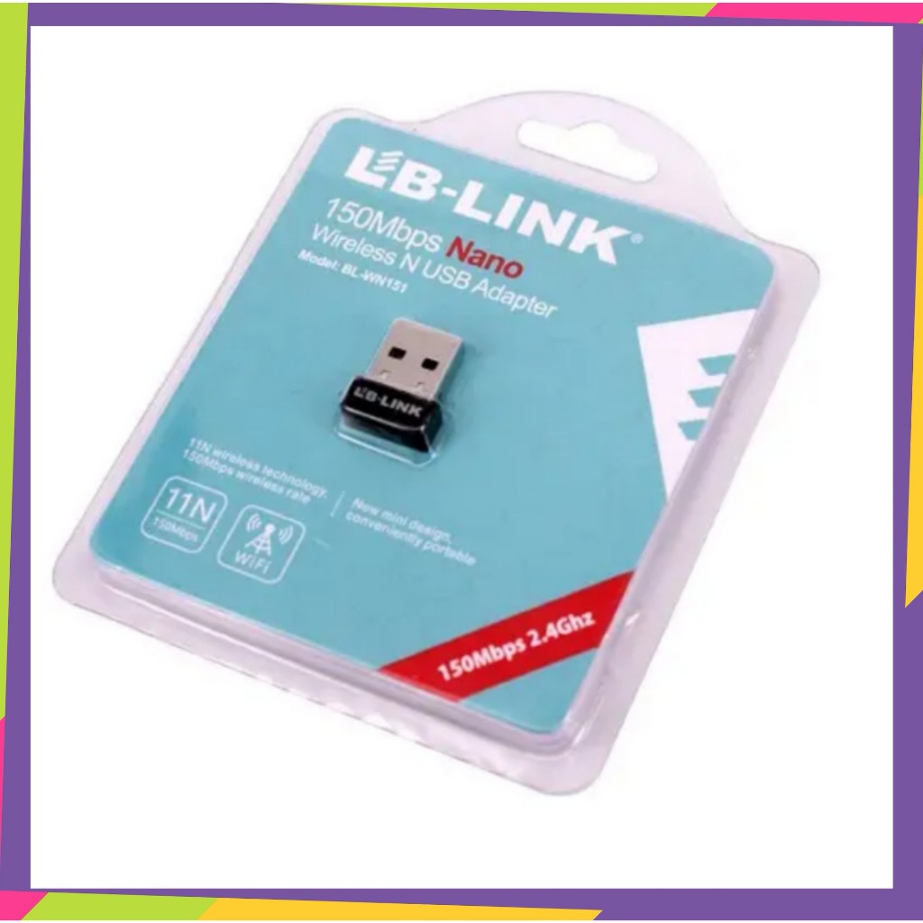 LB-LINK BL-WN151 WIFI Dongle receiver Wireless N USB Adapter 150 Mbps ...