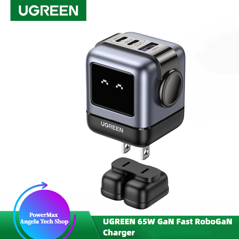 UGREEN 30W 65W GaN Fast Robot Charger | Shopee Philippines