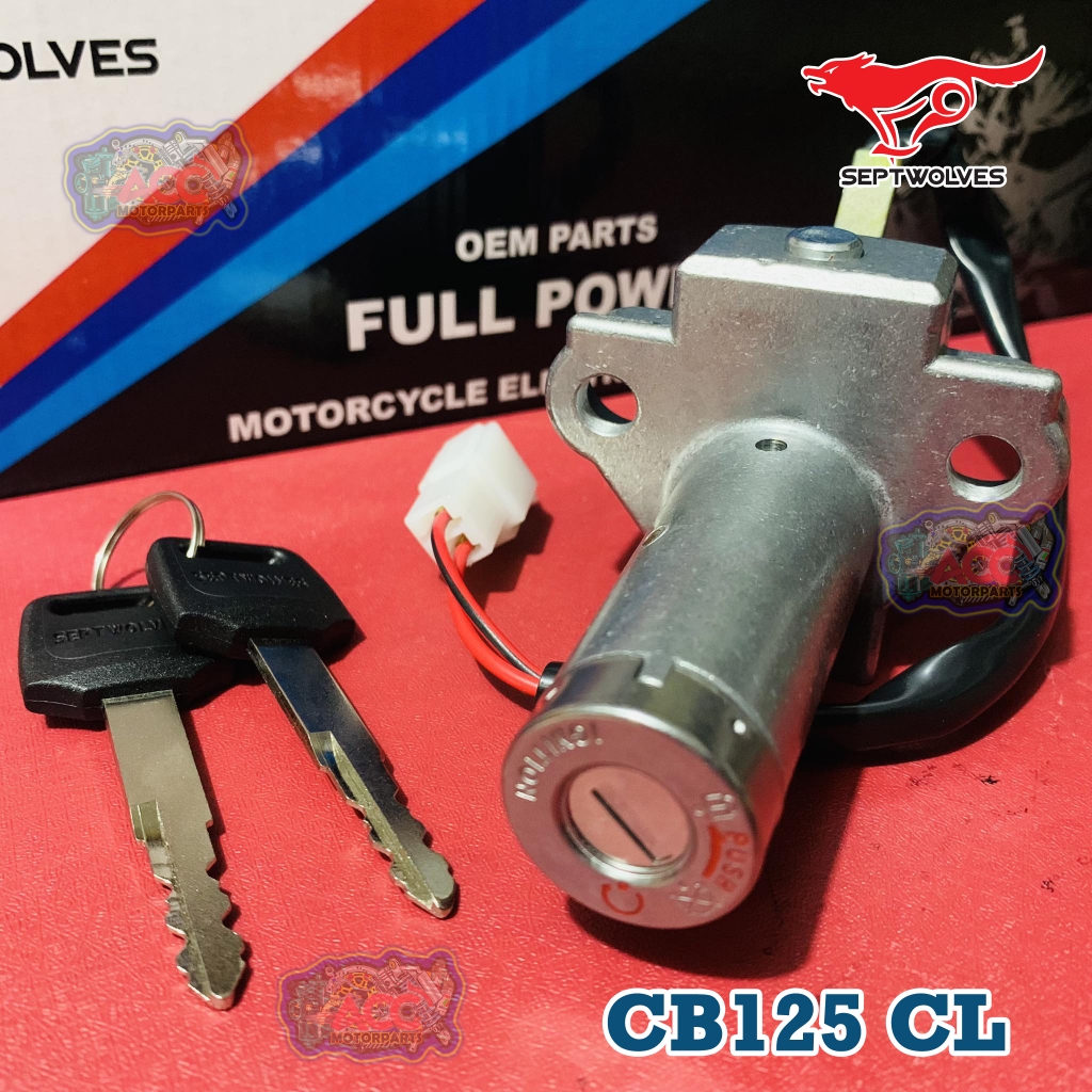 ACC Motorparts CB125 CL Main Ignition Switch With Keys | Shopee Philippines