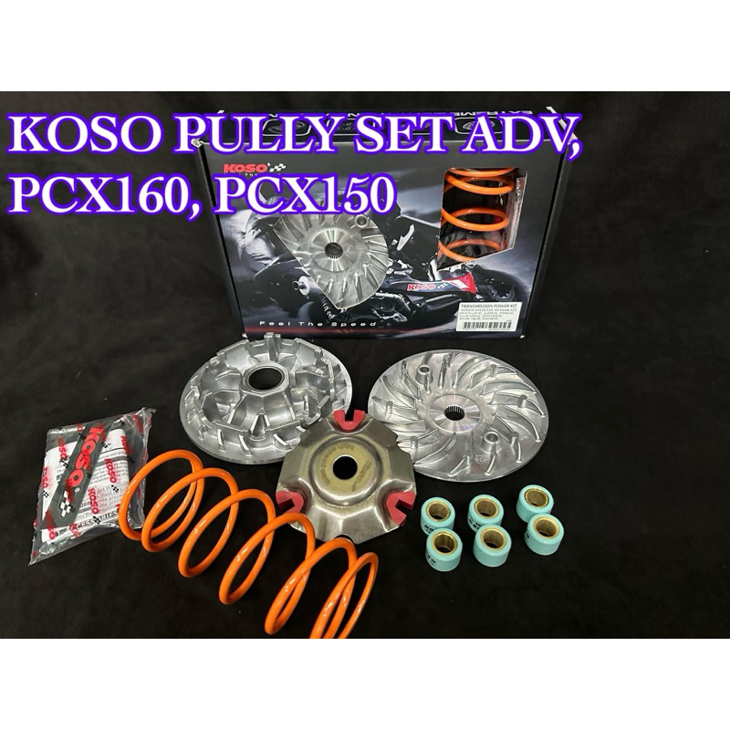 Koso Pulley Set ADV / PCX 150 / PCX 160 (center spring 1.5, bola 16g ...