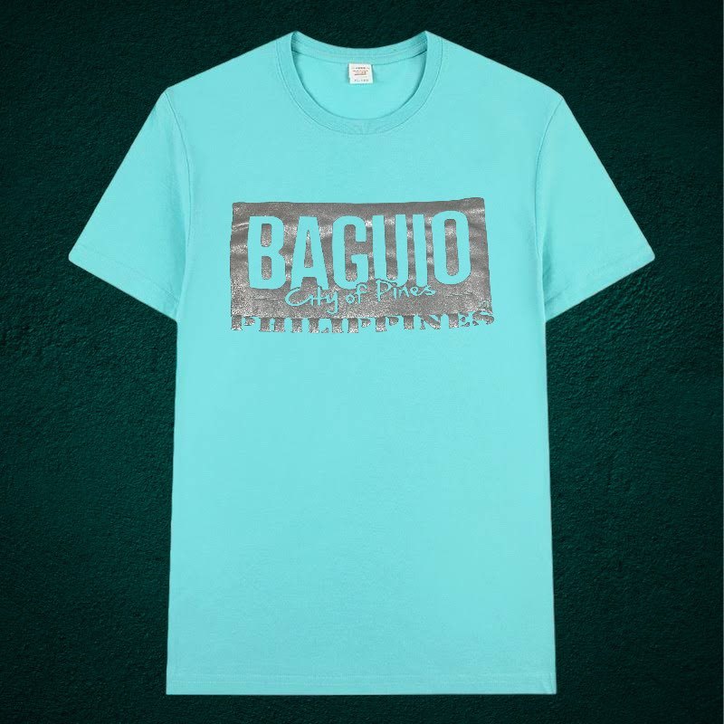 BAGUIO T-SHIRT UNISEX PLATE DESIGN | Shopee Philippines