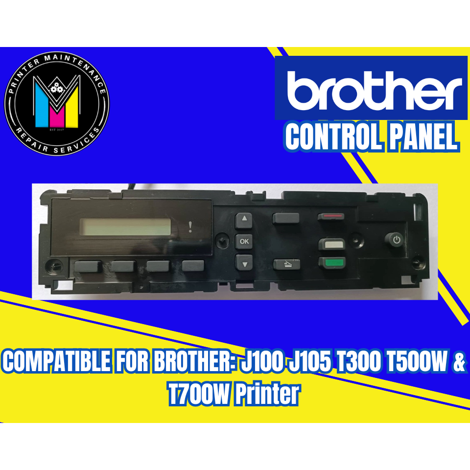 Original Brother Control Panel For Brother J100 J105 T300 T500W & T700W ...
