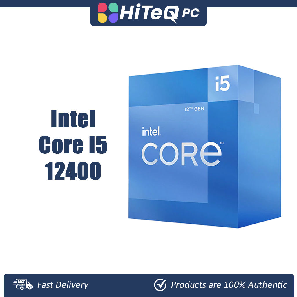 HiteqPC | INTEL CORE I5-12400 2.5GHZ/6P/0E/12T/18MB/ S1700 (WITH HSF) | Shopee Philippines