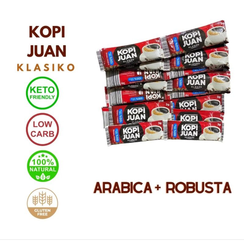 Kopi Juan 100% Pure Coffee (2gX10pcs) | Shopee Philippines