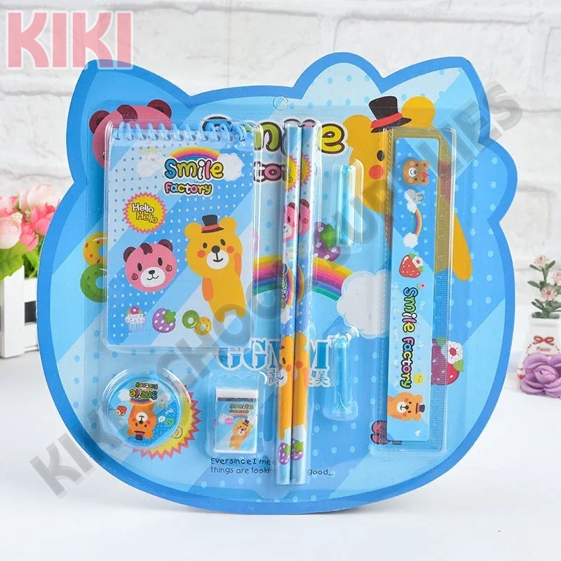 KK 5in1 Kids Stationery Set Gift Pre-School Children Pencil Set Present ...