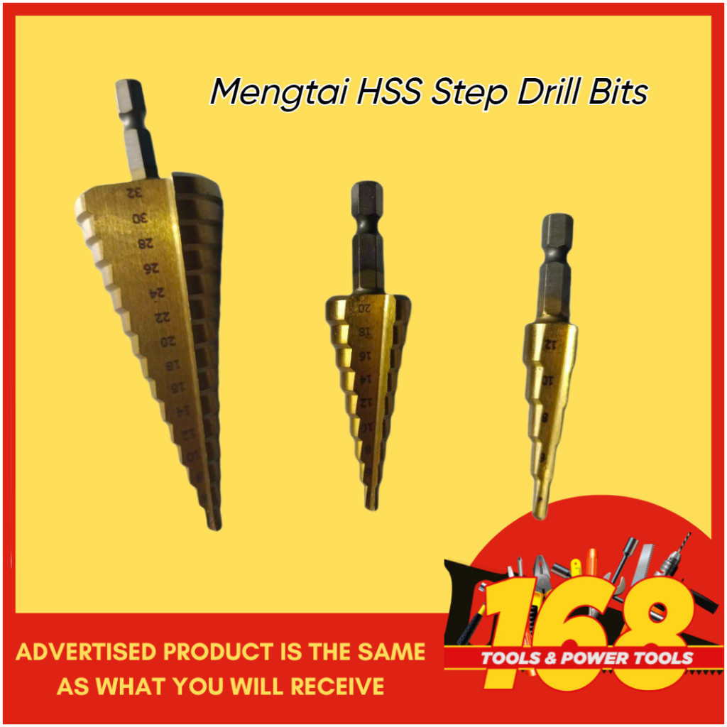 MENGTAI HSS STEP DRILL BITS | Shopee Philippines