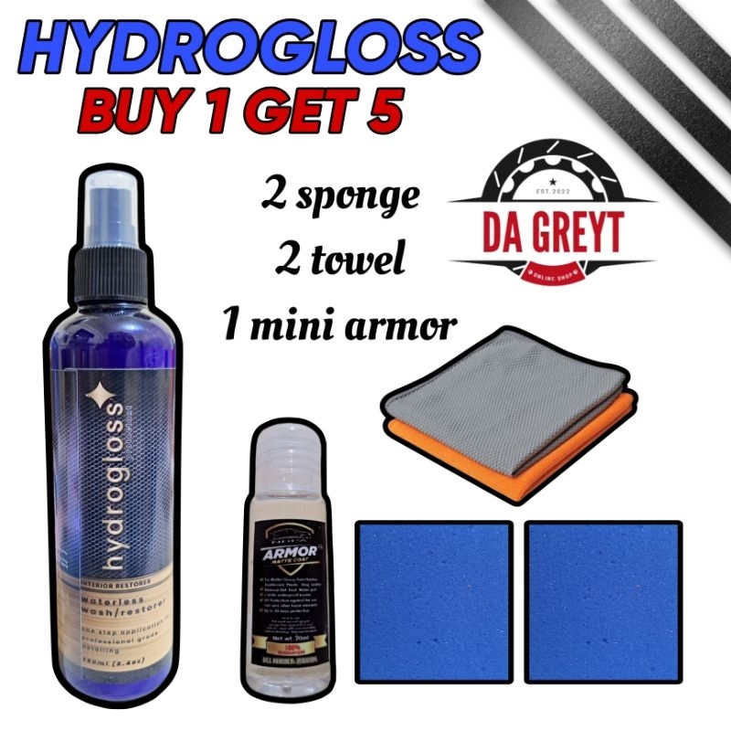 Hydrogloss 250ml with multiple freebies (original) | Shopee Philippines