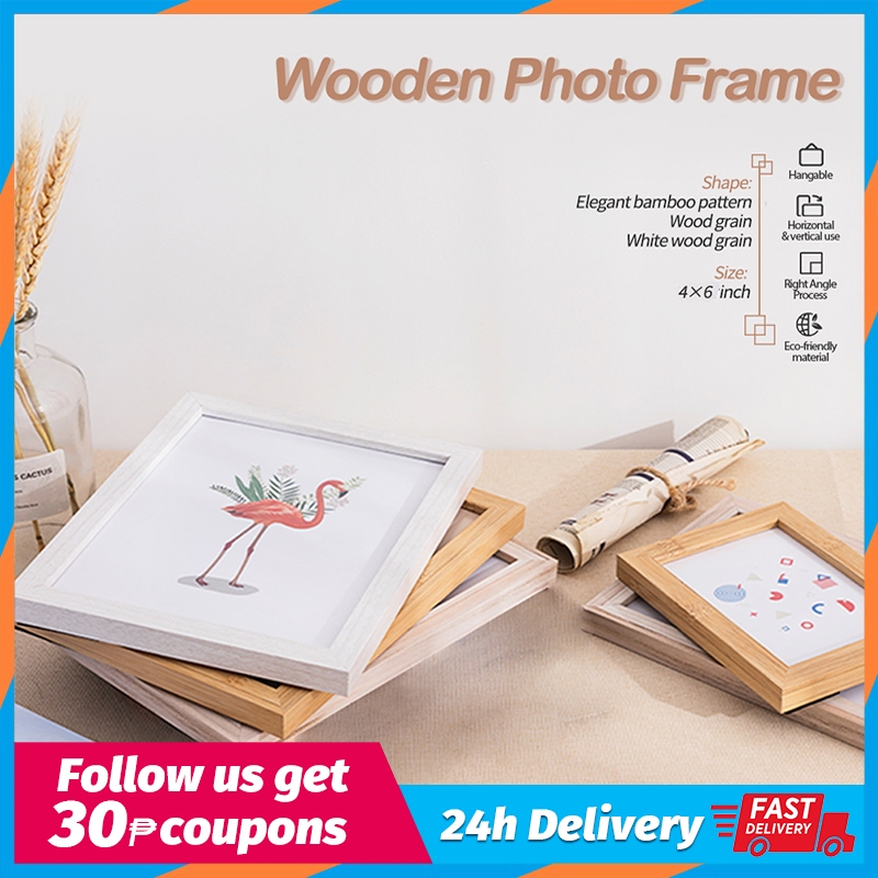Wooden Picture Frame Desk Photo Frame Decor Home Decor Picture Frame ...
