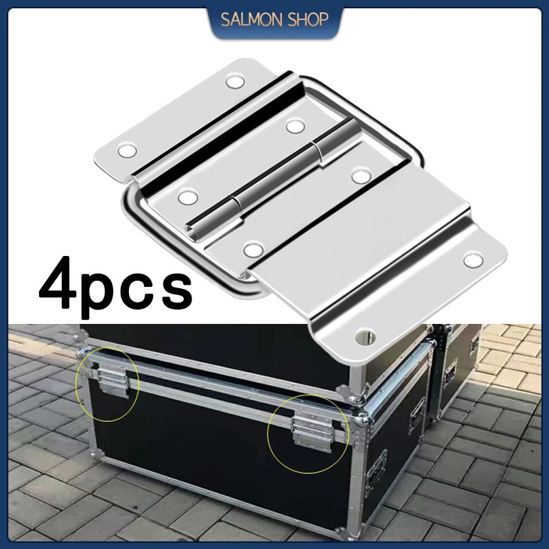 4pcs 12 Holes Flight Case Hinge Tour Case Accessories 110x70mm | Shopee ...