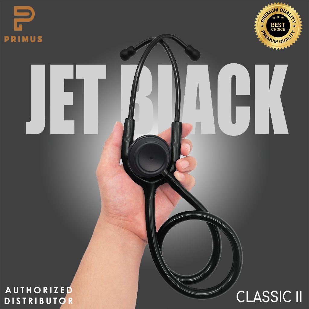 PRIMUS Jet Black Classic II Stethoscope for Adult | Shopee Philippines