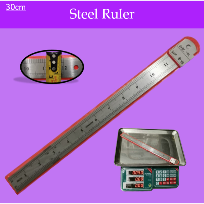 Mago 30-100cm Steel Ruler Office and School Equipment Ruler Metal Ruler ...