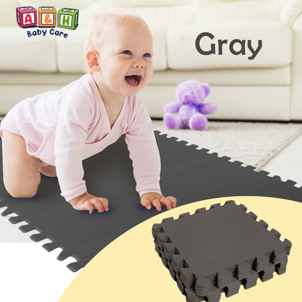 EVA Puzzle mat (10pieces) plain 30x30cm | Shopee Philippines