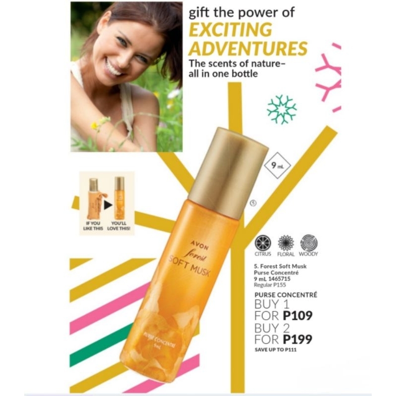 Avon Forest Musk Purse Concentre | Shopee Philippines