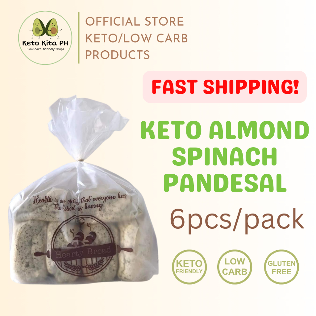 KETO ALMOND SPINACH PANDESAL - Low carb/Keto Approved/Gluten Free ...