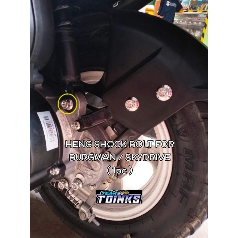 HENG SHOCK BOLT FOR SUZUKI BURGMAN ( 1pc ) | Shopee Philippines