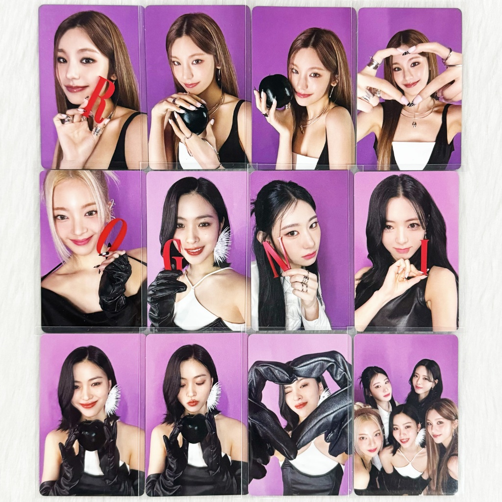 ITZY Ringo Japan Album Limited Edition Version B Photocard Purple ...
