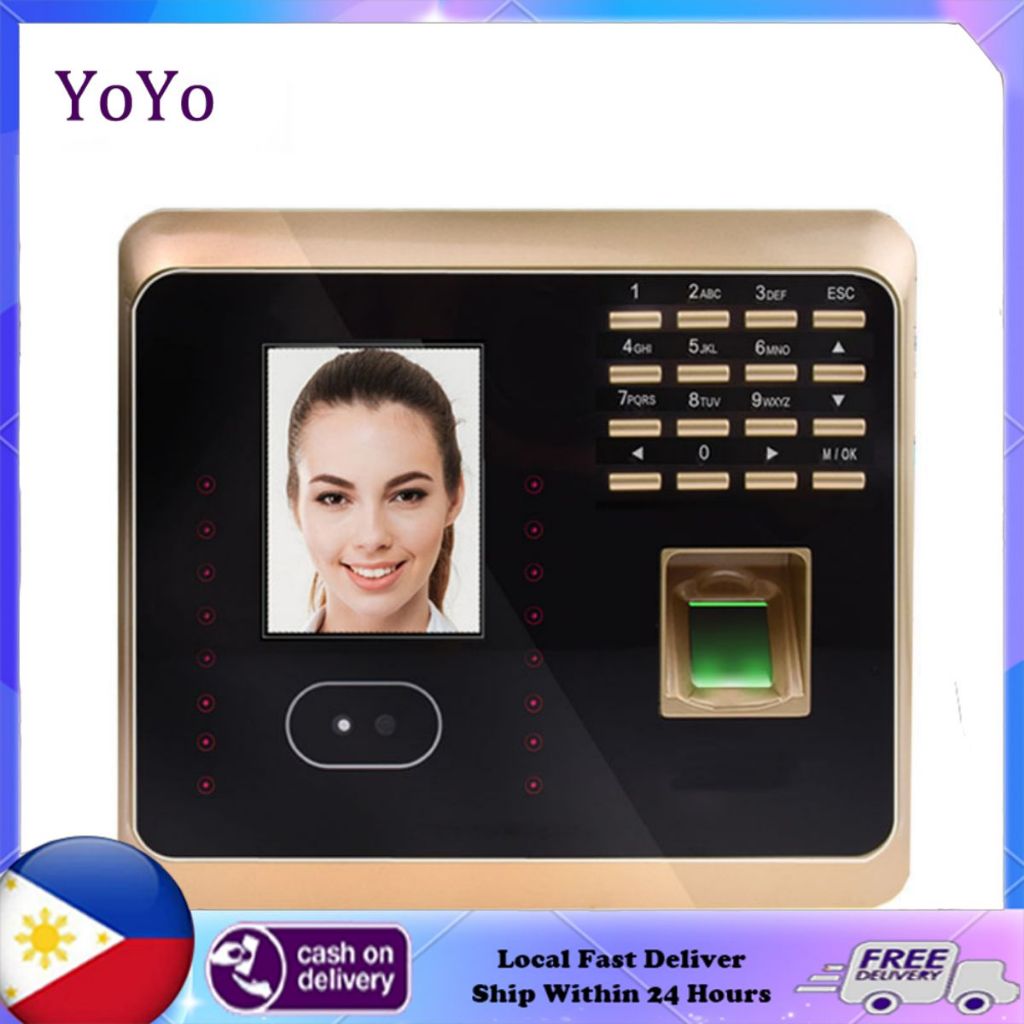 YOYO Wireless Biometric Facial Recognition Time Attendance Terminal ...