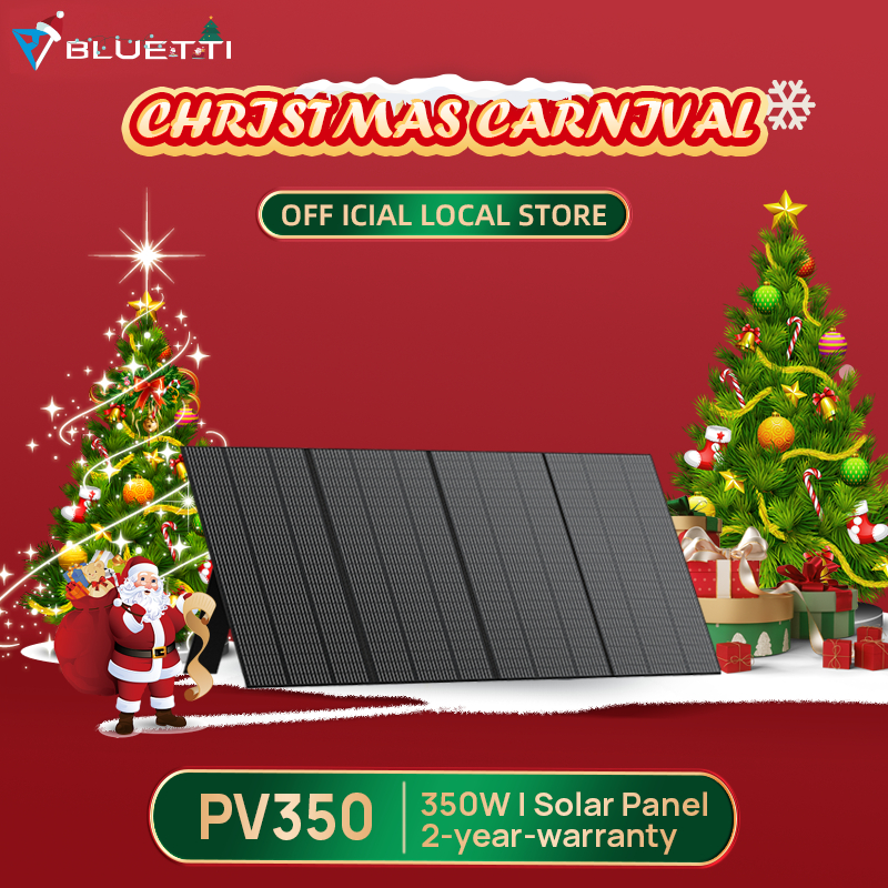Bluetti Solar Panel PV350/350W for Portable Power Station AC200P ...
