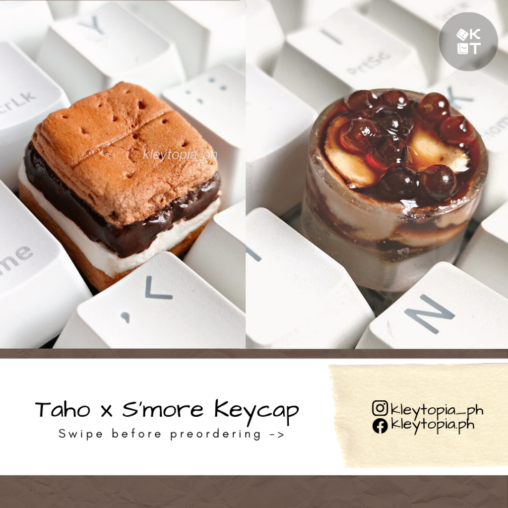 TAHO x SMORE BUNDLE | Handmade Custom Artisan Keycaps | For Mechanical ...
