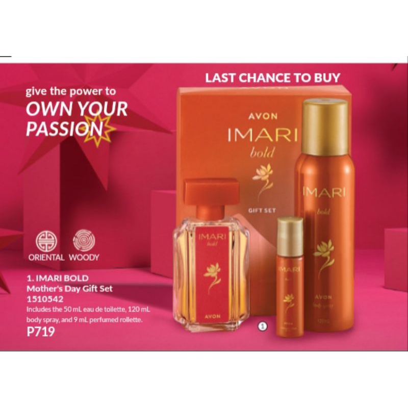 Avon IMARI BOLD Gift Set | Shopee Philippines