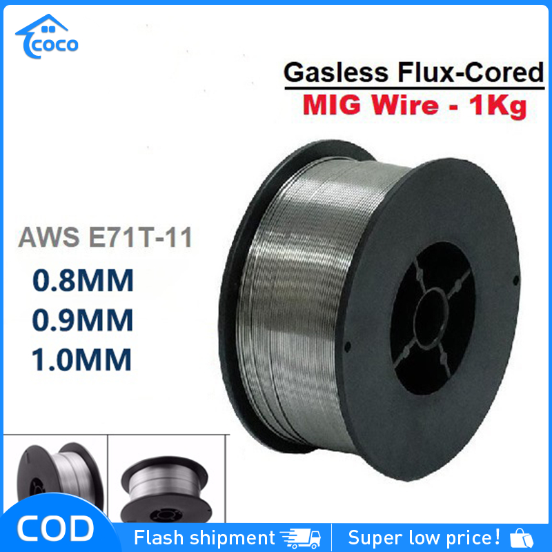 [STAINLESS]Wire Gasless Flux Cored 1kg 0.8mm 0.9mm For SS and metal MIG welding | Shopee Philippines