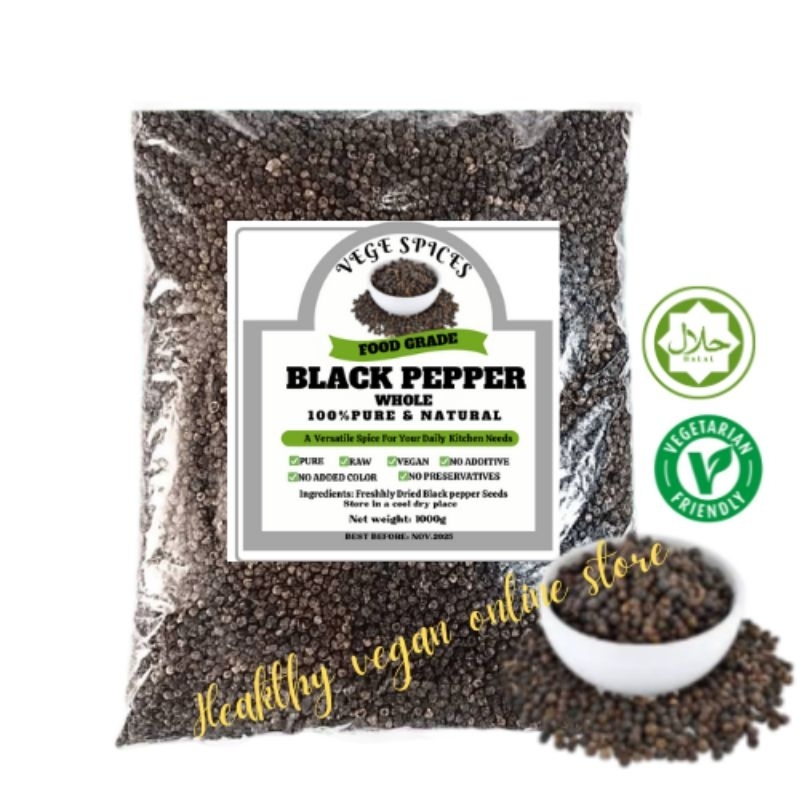 BLACK PEPPER WHOLE (JUMBO)1 KG | Shopee Philippines