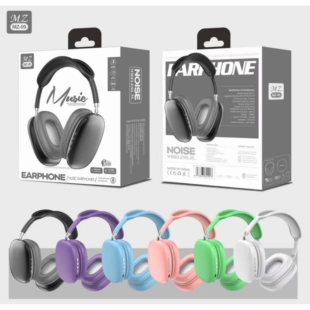 Bluetooth Wireless Headphones With Microphone Noise Cancellation Stereo ...