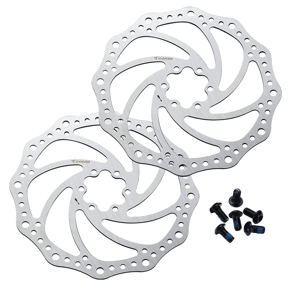 Disc Brake Kit Front Rear Calipers Set With 180mm Disc Rotors Cycling ...