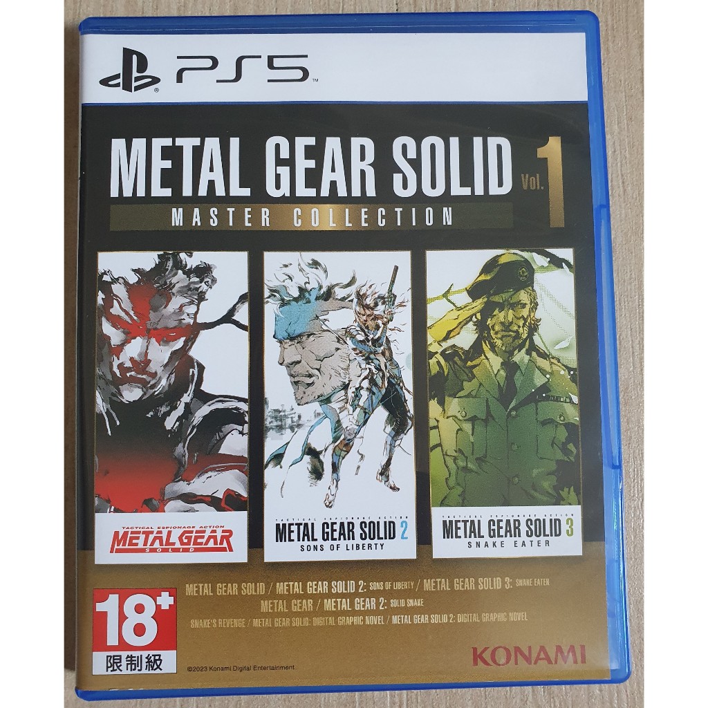 PS5 Metal Gear Solid Master Collection Vol 1 (Used) | Shopee Philippines