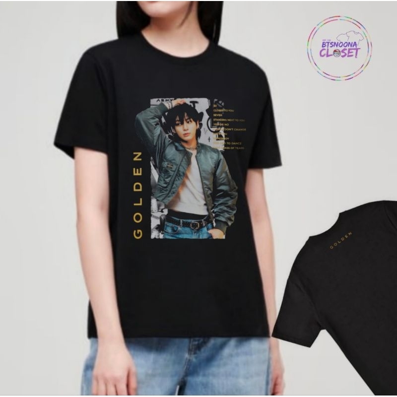 GOLDEN JUNGKOOK FANMADE TSHIRT | Shopee Philippines