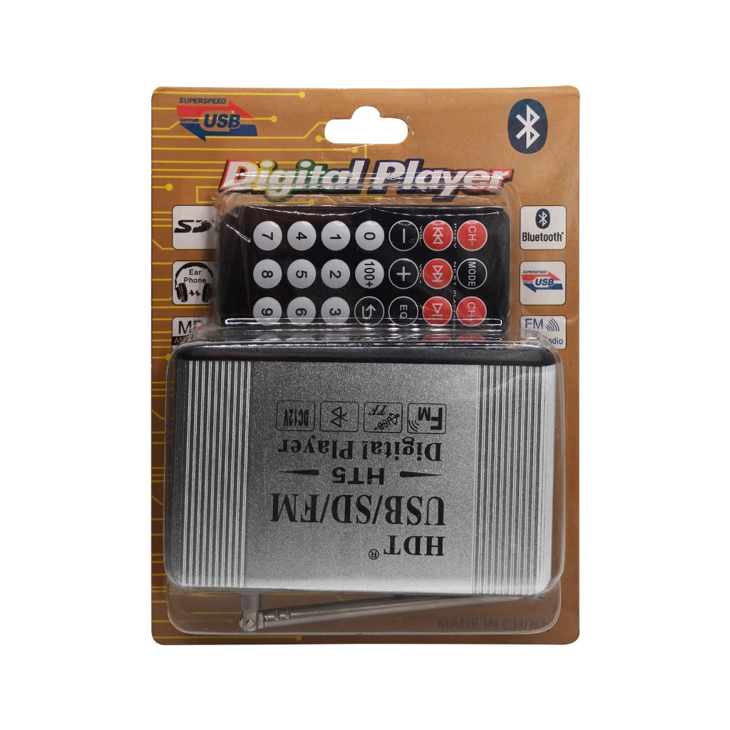 HDT usb/sd/fm HT5 Digital Player (Bluetooth) | Shopee Philippines