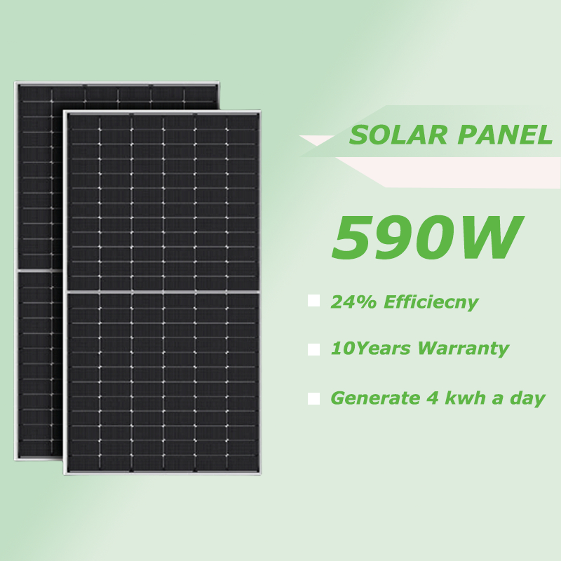 [590Watt] solar panel dual glass 590watt New Monocrystalline Silicon ...