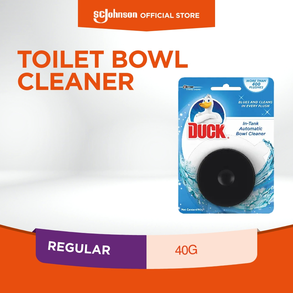 Duck In-Tank Block Automatic Toilet Bowl Cleaner 40g - Regular | Shopee ...
