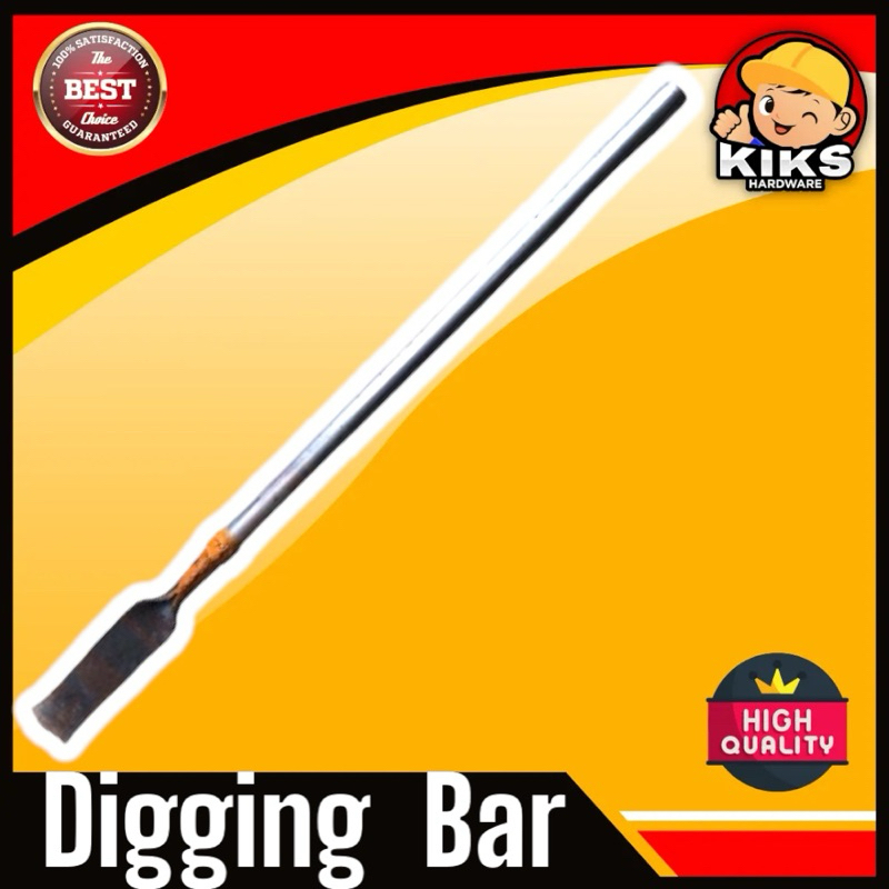 Digging Bar heavy duty 2.5FEET (Small) 4feet (BIG) Molye Bareta Taktak ...