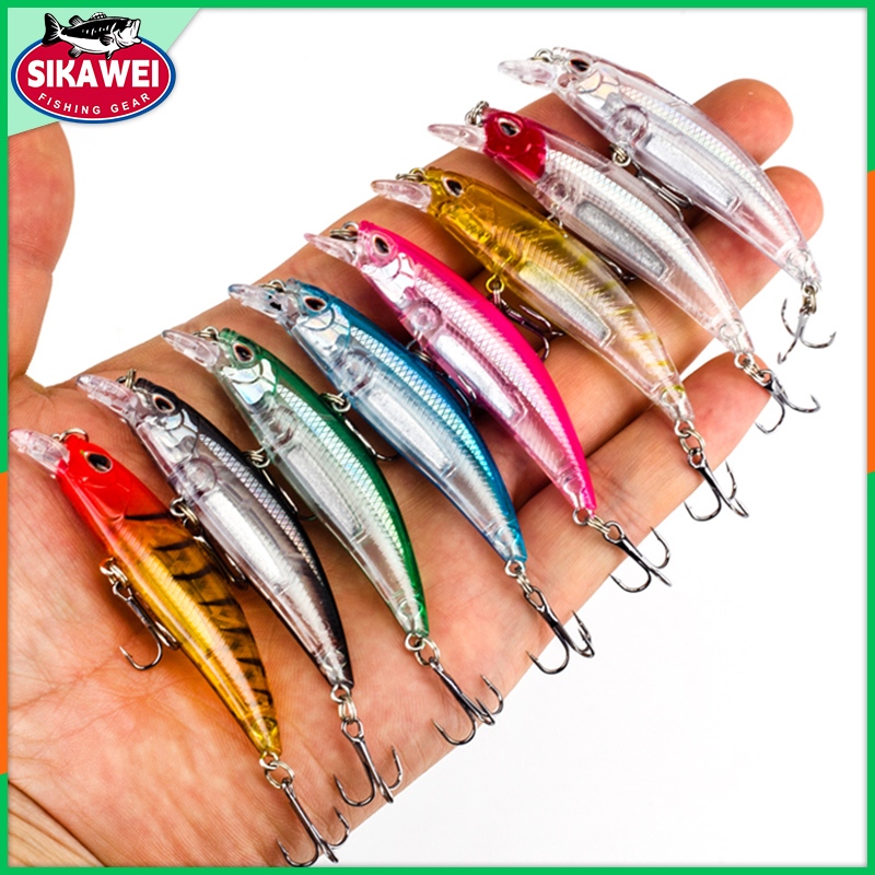 Fishing Gear 6.5cm/6.5g Sinking Minnow Lure Long Throw Fishing Bait Fishing Tracle | Shopee ...