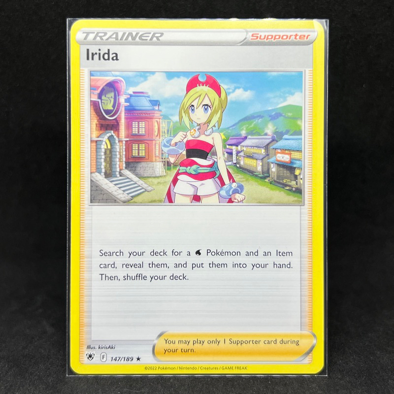 Pokemon TCG Irida Non-holo Rare 147/189 2022 Sword & Shield Astral ...