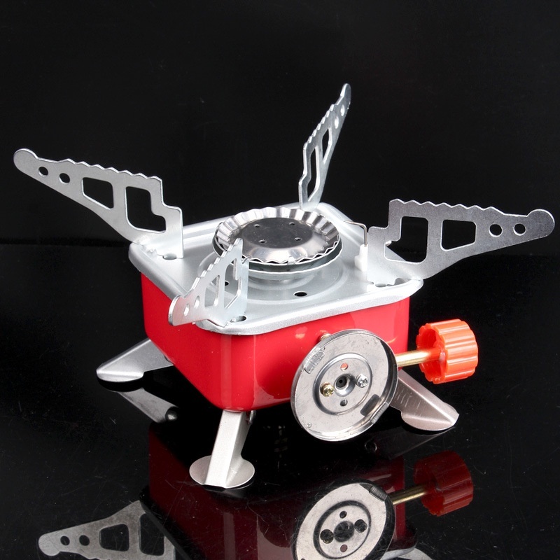 Outdoor mini portable square stove camping stove cassette stove picnic ...