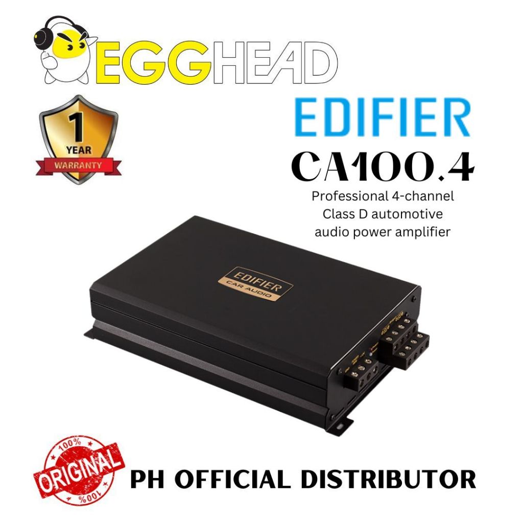 Edifier CA100.4 | Professional 4-channel Class D automotive audio power amplifier | Shopee ...