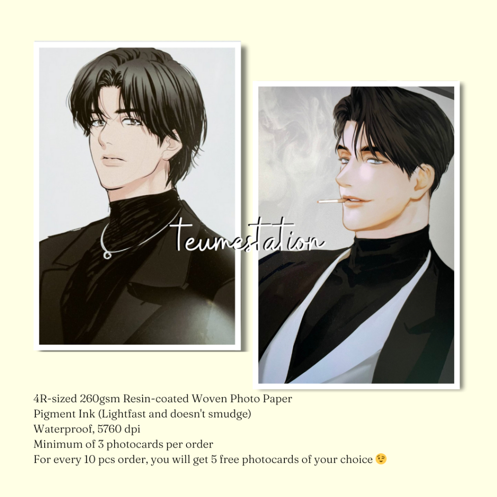 Payback BL Manhwa 4R Photocards (3 pcs. minimum per order) B01 | Shopee ...