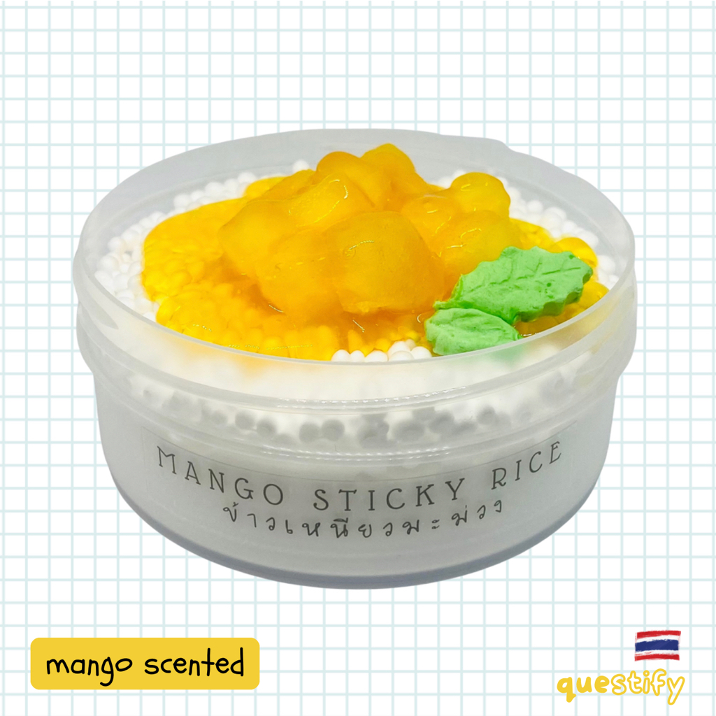 Mango Sticky Rice Slime (100g OR 200g) | Shopee Philippines