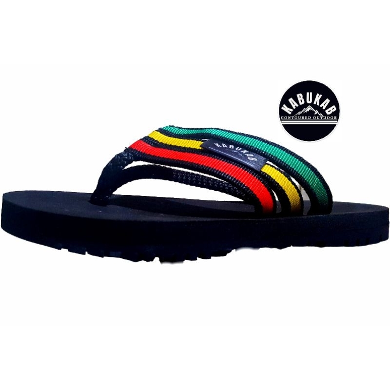 RASTA PARACORD TRI-STRAPS SLIPPERS (ORIGINAL DESIGN BY: KABUKAB ...