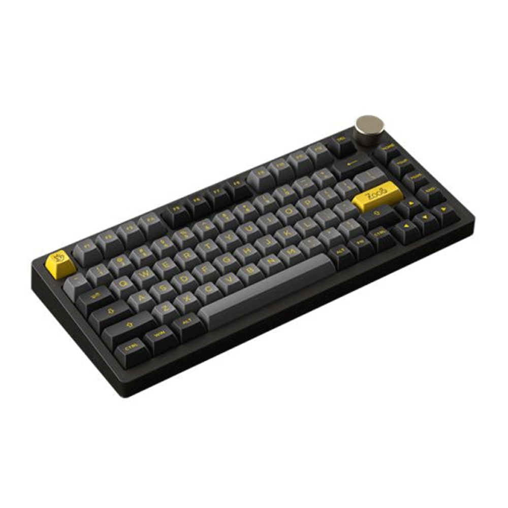 Akko PC75B Plus V2 Black & Gold RGB Mechanical Keyboard (AKKO CS ...