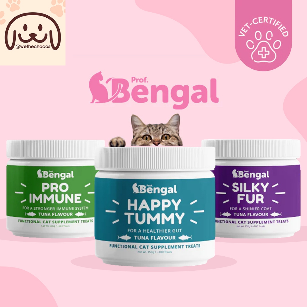 Prof Bengal by Dr. Shiba Happy Tummy - Pro-Immune - Silky Fur | Shopee ...
