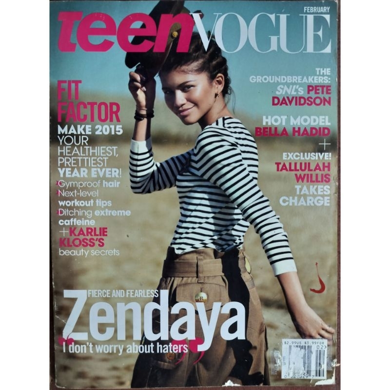 teen VOGUE Fashion Magazine - February 2015 Zendaya Cover (Preloved ...