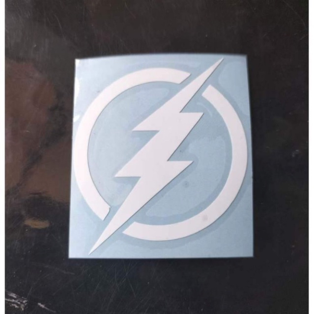 Thunder Logo Sticker 6cm x 5cm | Shopee Philippines