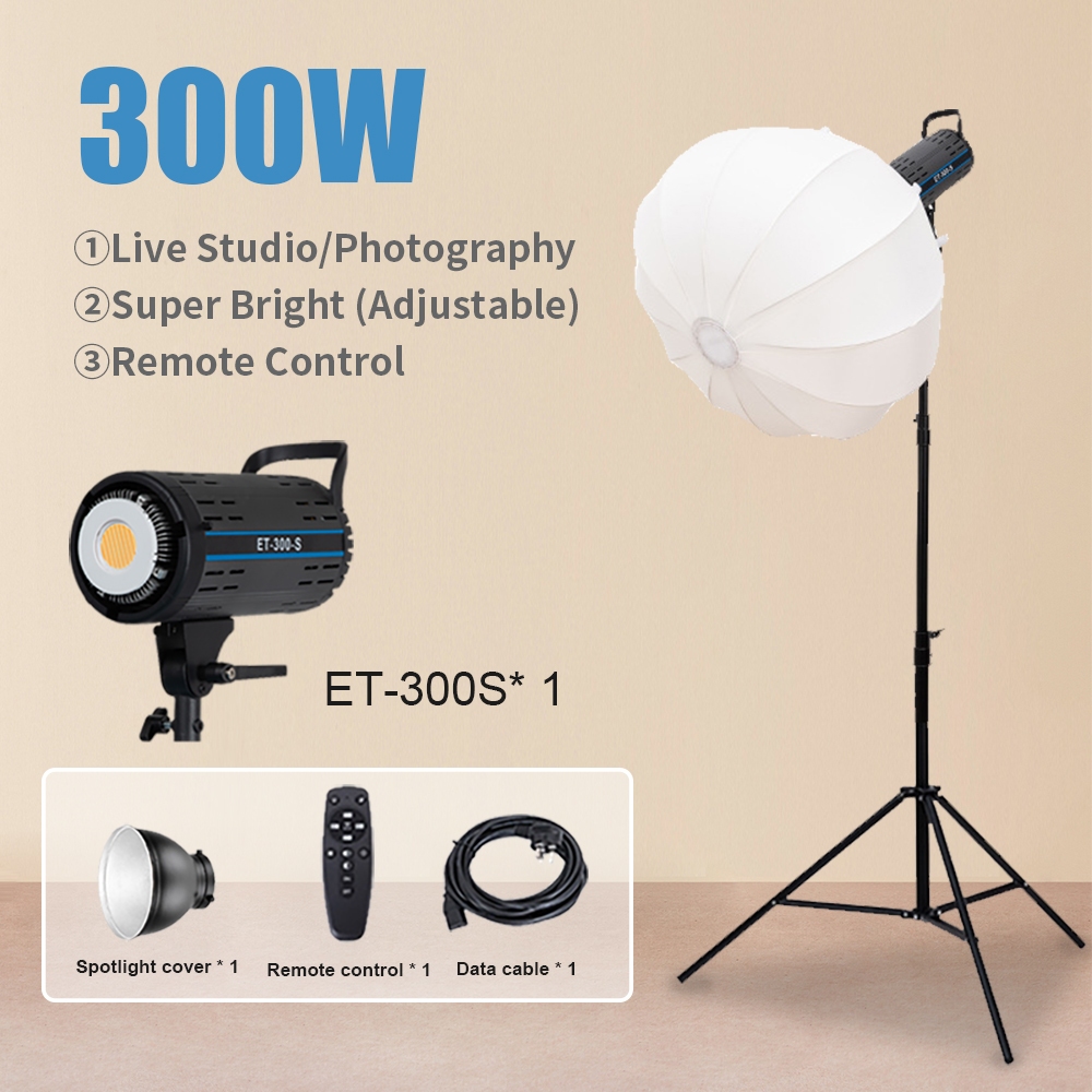 Zkeezm 300W/200W Studio Lighting Softbox Kit with 2.1m photography light Stand Photo Video ...