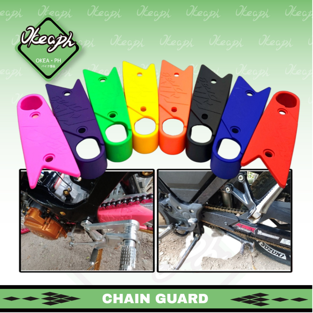 King Drag Chain Guide Universal Rubber Chain Guard For LC150/Raider150 ...