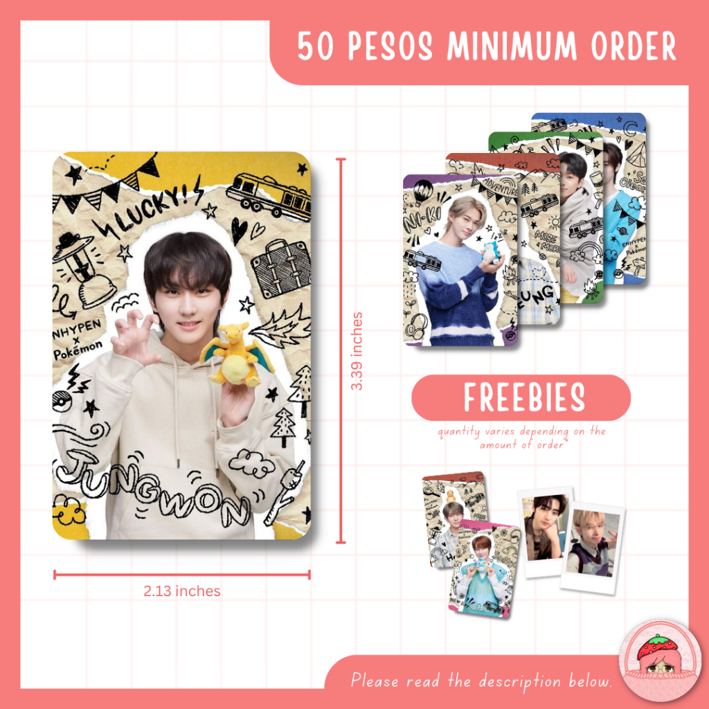 ENHA POKÉMON CHARACTER PC PHOTO CARD UNOFFICIAL FANMADE PRINT LOMO K ...