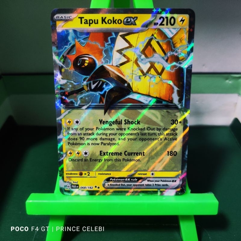Pokemon TCG - Tapu Koko ex | Shopee Philippines