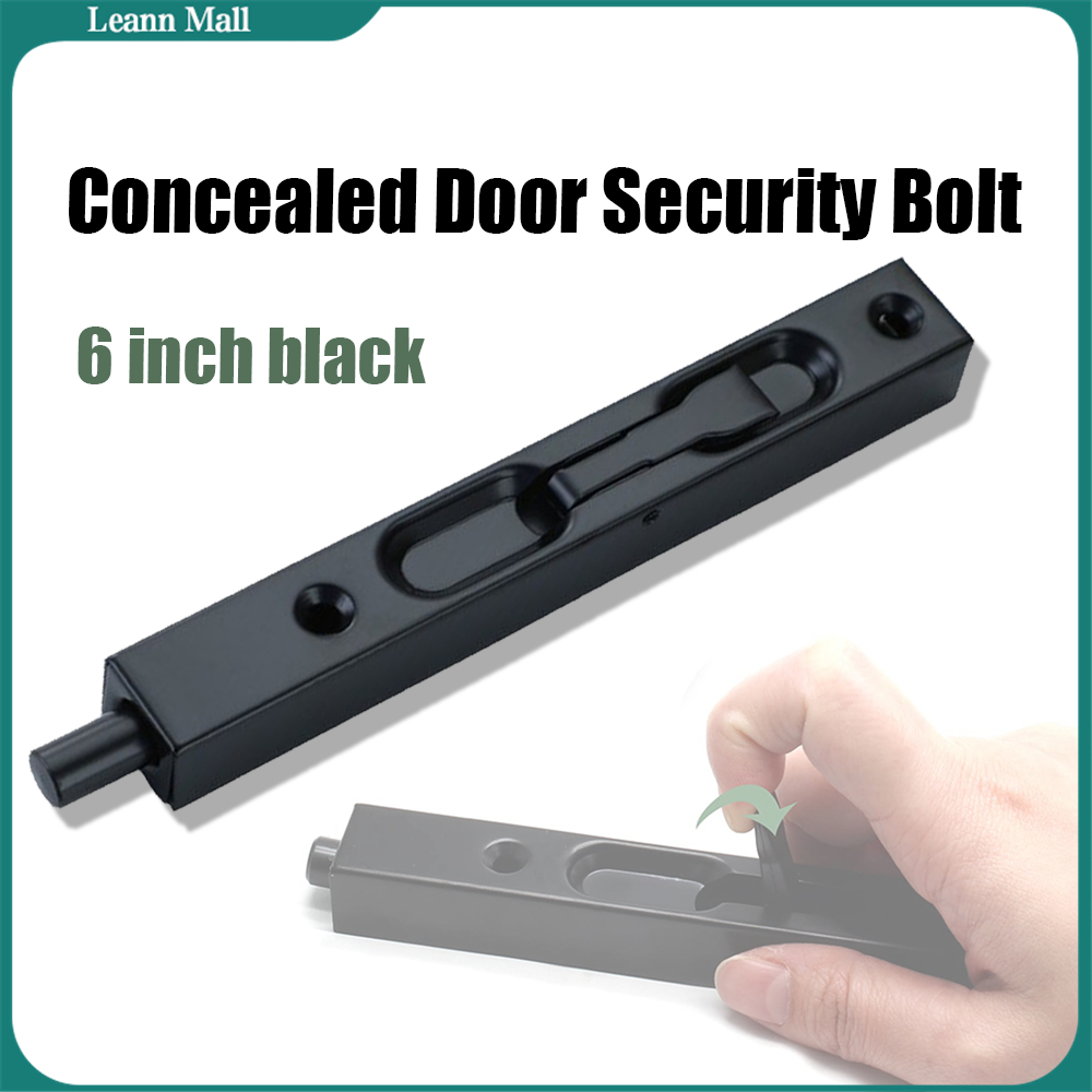 Concealed Door Security Bolt Fireproof Brushed Stainless For Locking ...